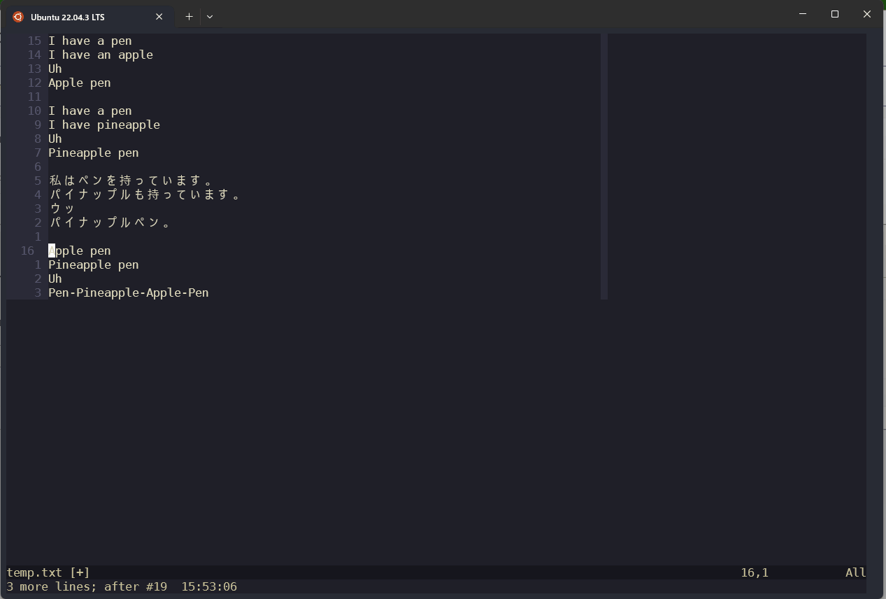 [Vim入門②] 横の移動をマスターしよう #Vim - Qiita