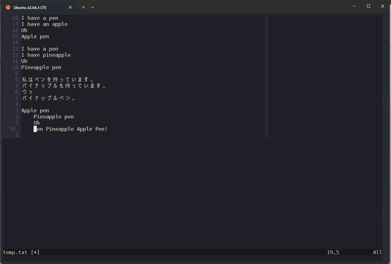 [Vim入門②] 横の移動をマスターしよう #Vim - Qiita
